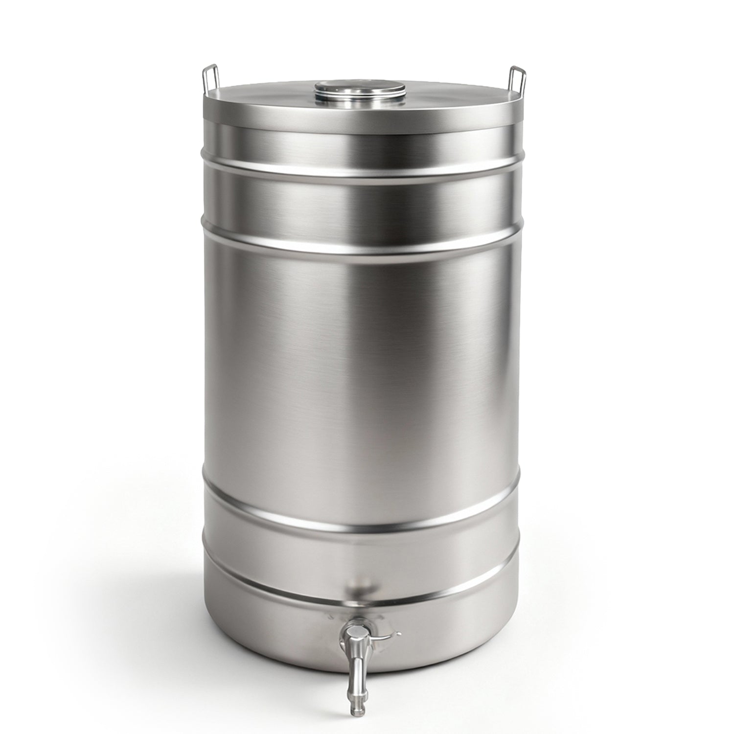 Butoi din inox cu capac si canea 350 L – Tehno MS - Romania