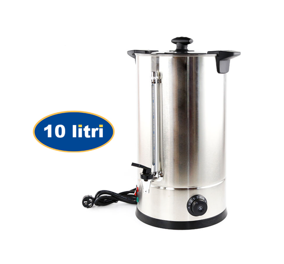 Fierbator electric din inox pentru bauturi 10 litri – TEHNO MSS SRL