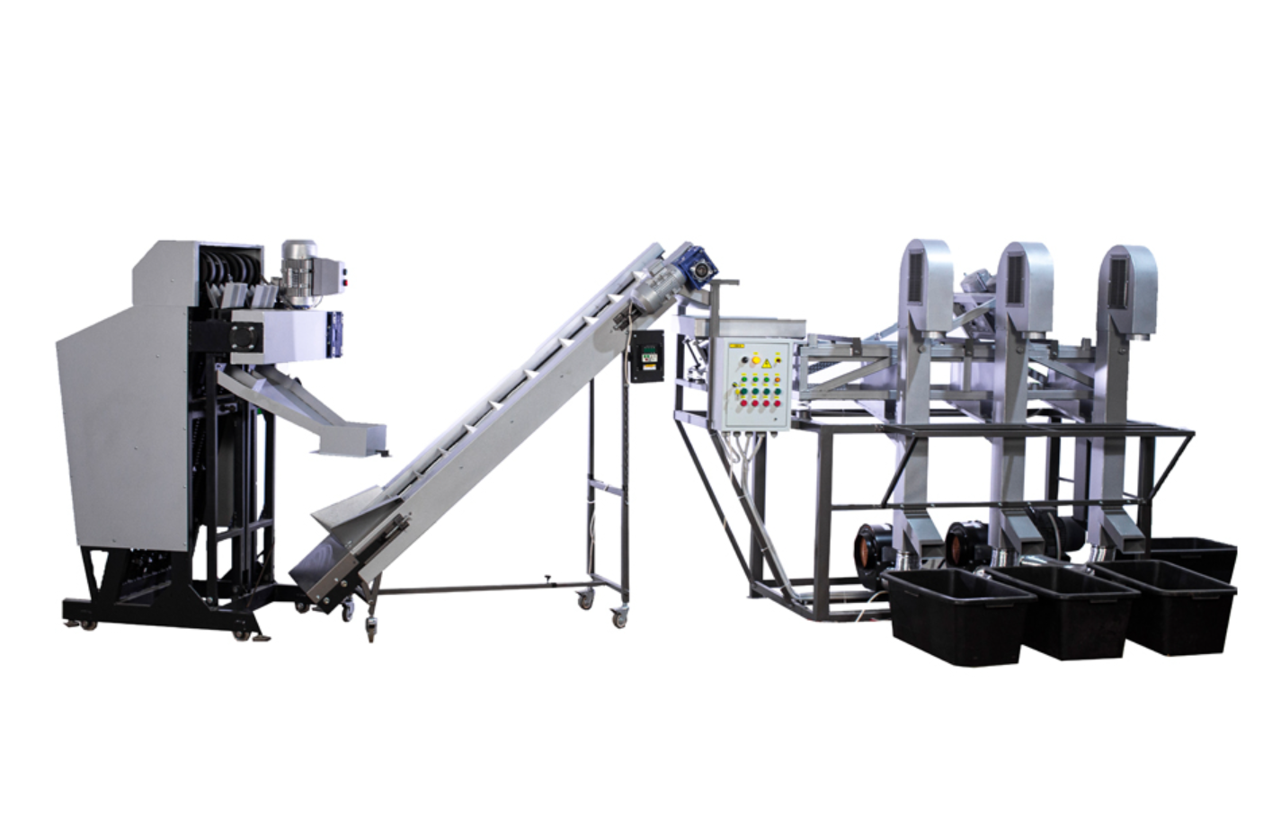 Linie completa de procesare nuci 200 kg/h.Tehno-Ms – TEHNO MSS SRL