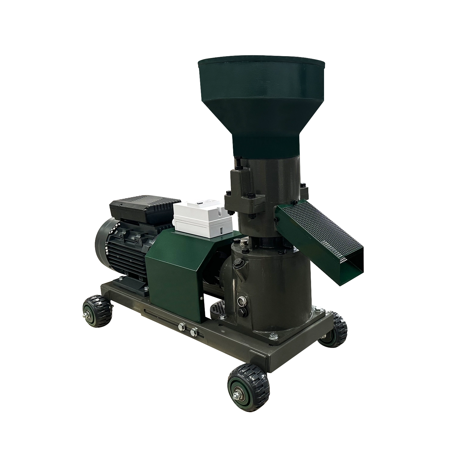 Granulator de furaje Profi-125 cu 1 matrita si motor 3kW/ 100 kg/h ...